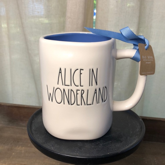 Rae Dunn | Dining | Rae Dunn Alice In Wonderland Ceramic Mug Disney ...
